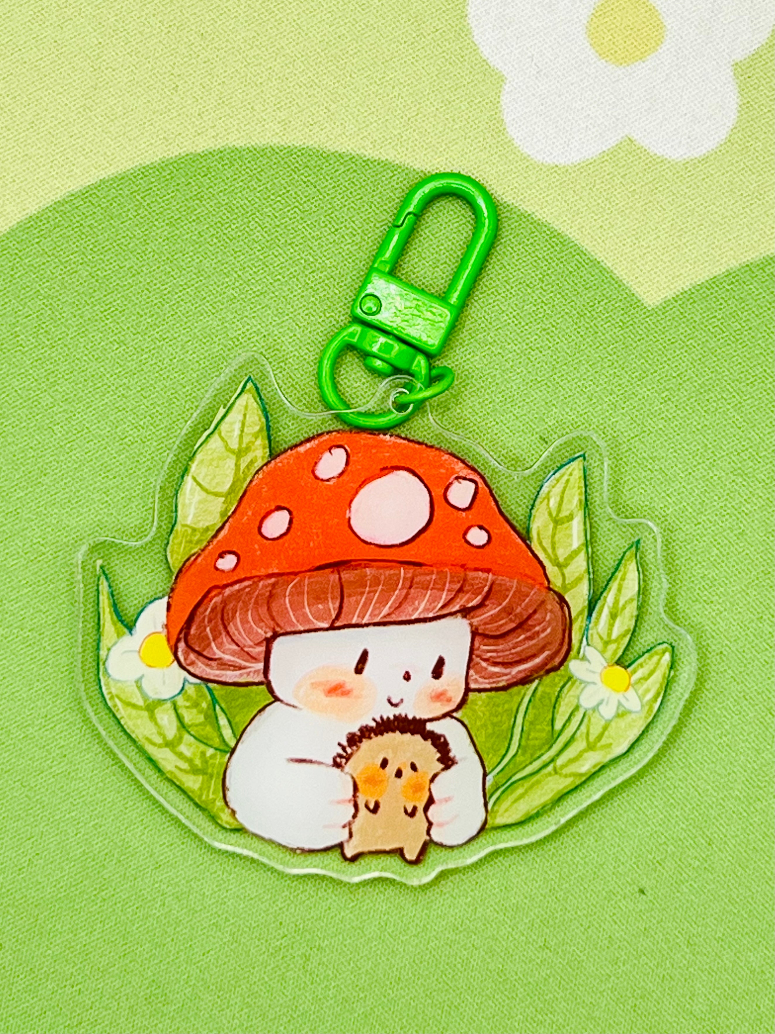 Hedgehog Marshall Keychain – MarDeLunaArts