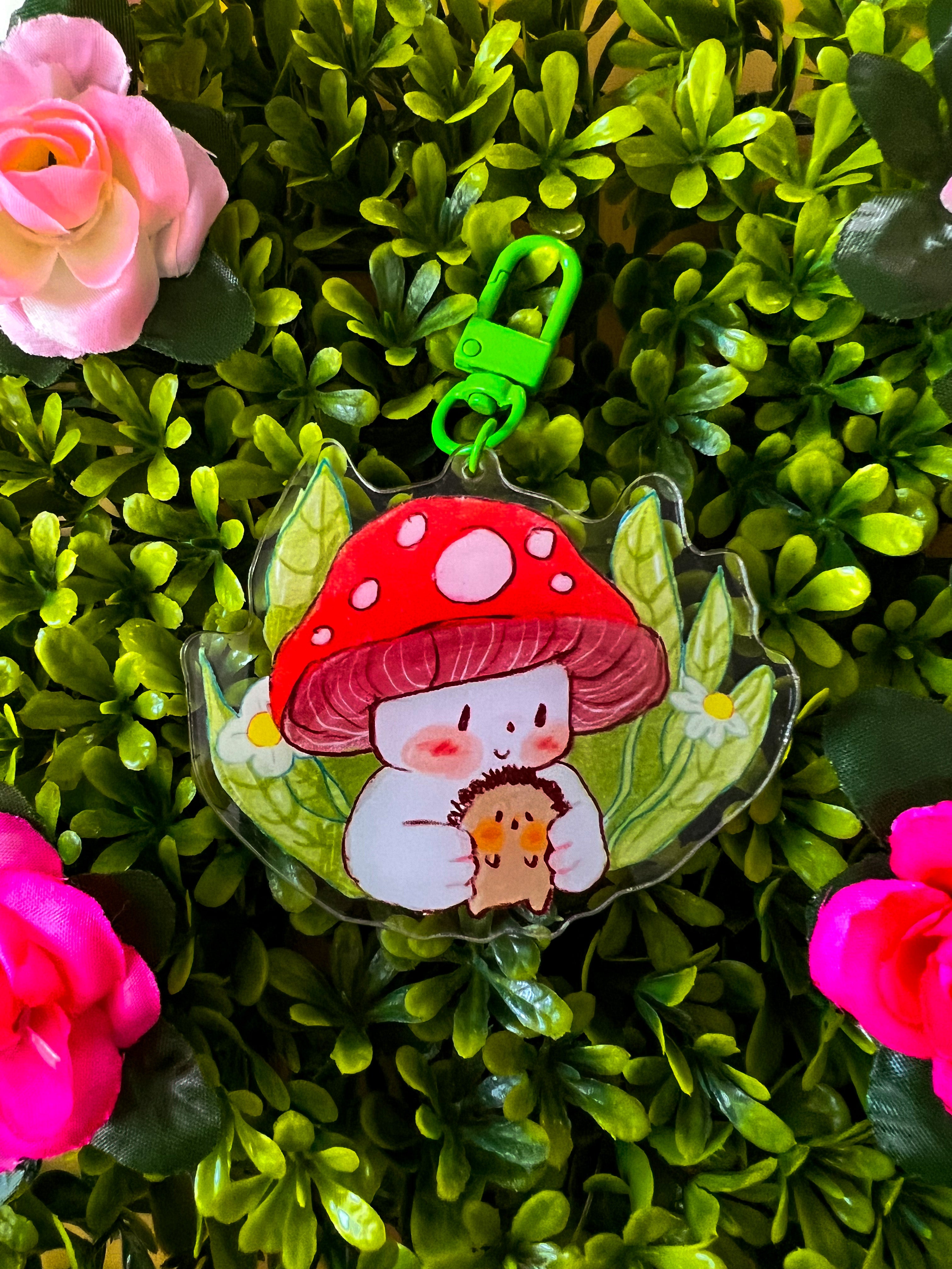 Hedgehog Marshall Keychain – MarDeLunaArts