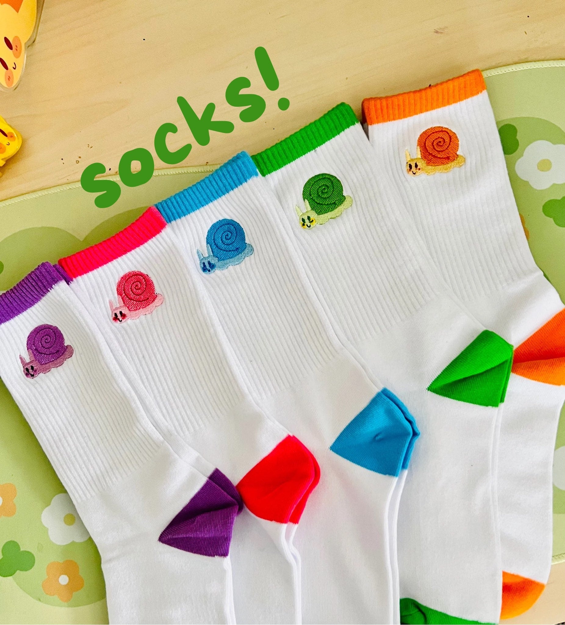 Snail Socks – MarDeLunaArts